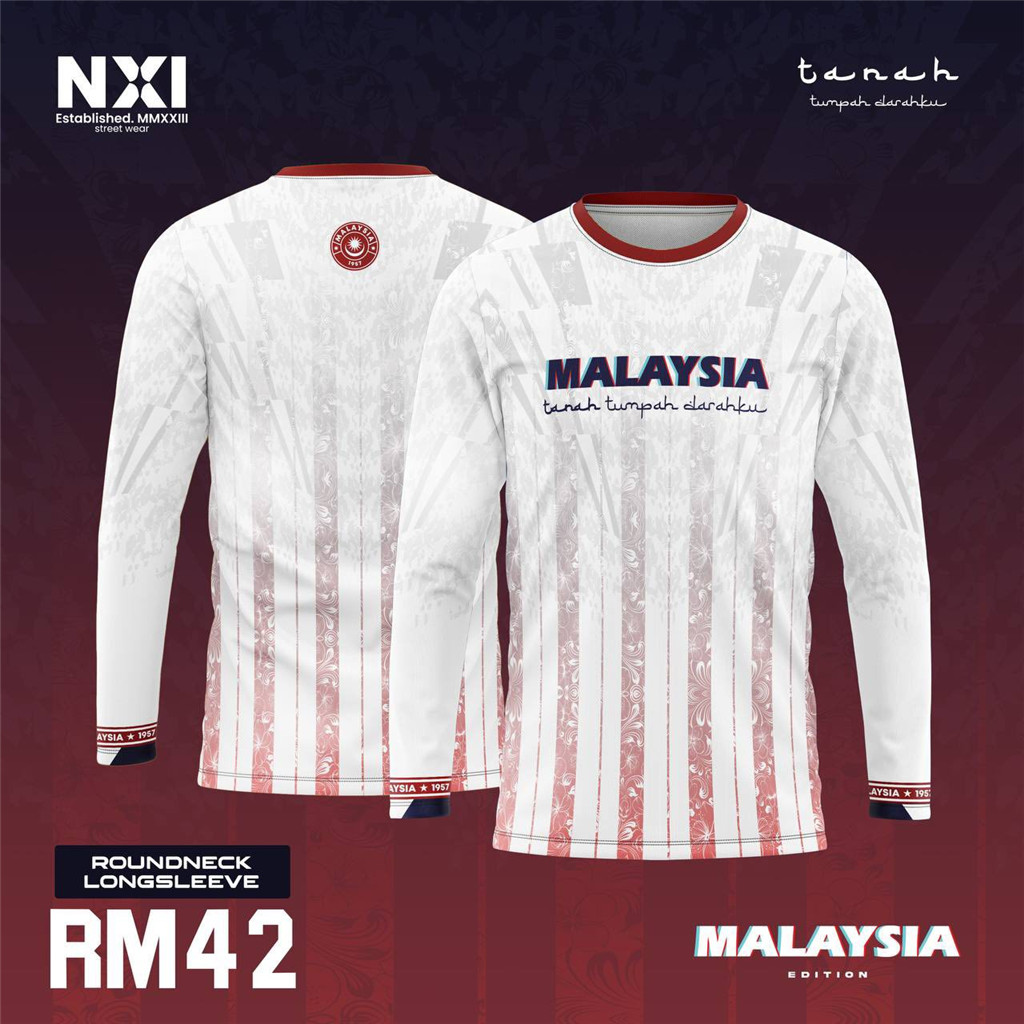 [READY STOCK] FREE CUSTOM Baju Merdeka 68 Tahun baju jersey Ethnic T ...