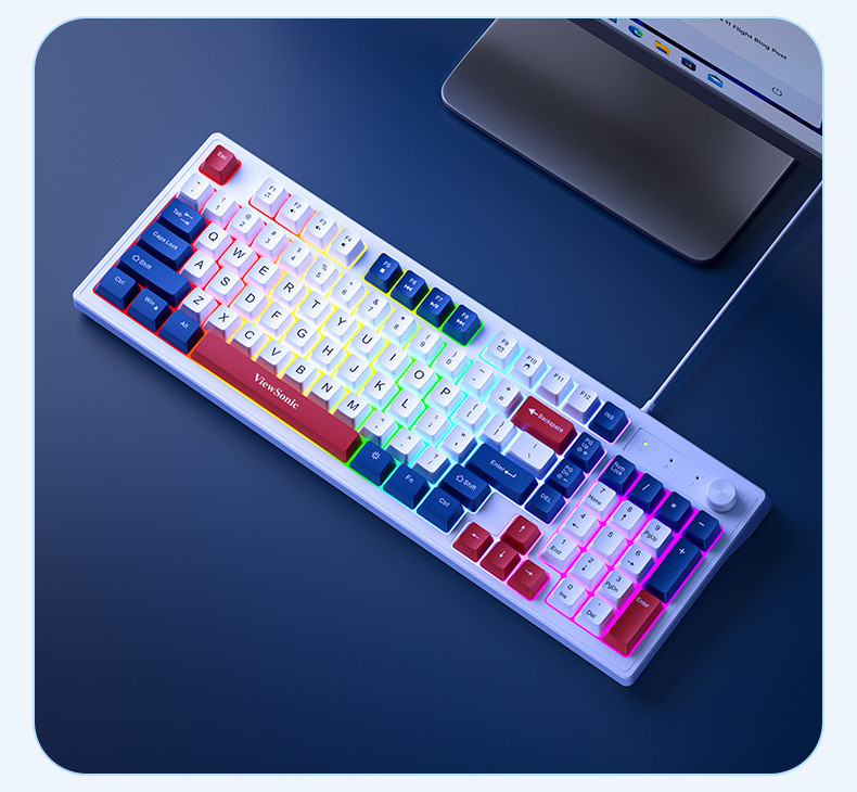 Mechanical Keyboard Gaming Keyboard Green Axis Keyboard 87-Key ...