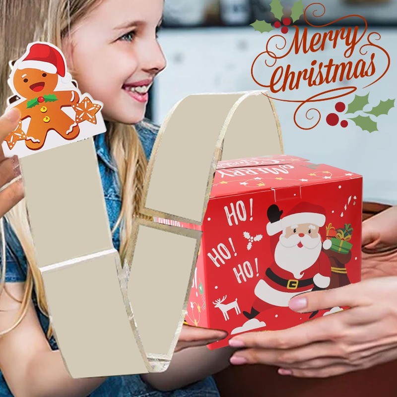 1-4Sets Christmas Money Gift Box Set - Pull-String Surprise Bags with ...