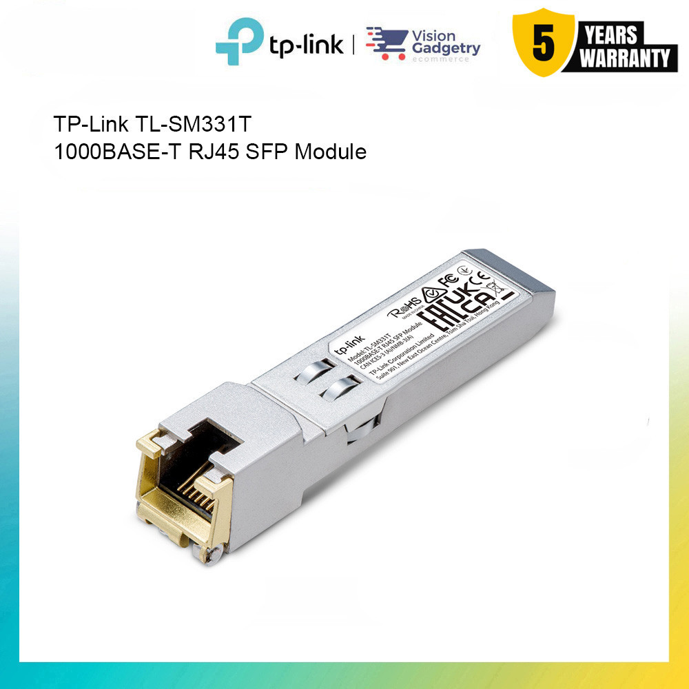 TP-Link TL-SM331T TL-SM5310-T 1000BASE-T 10G BASE-T RJ45 SFP Module | Shopee Malaysia
