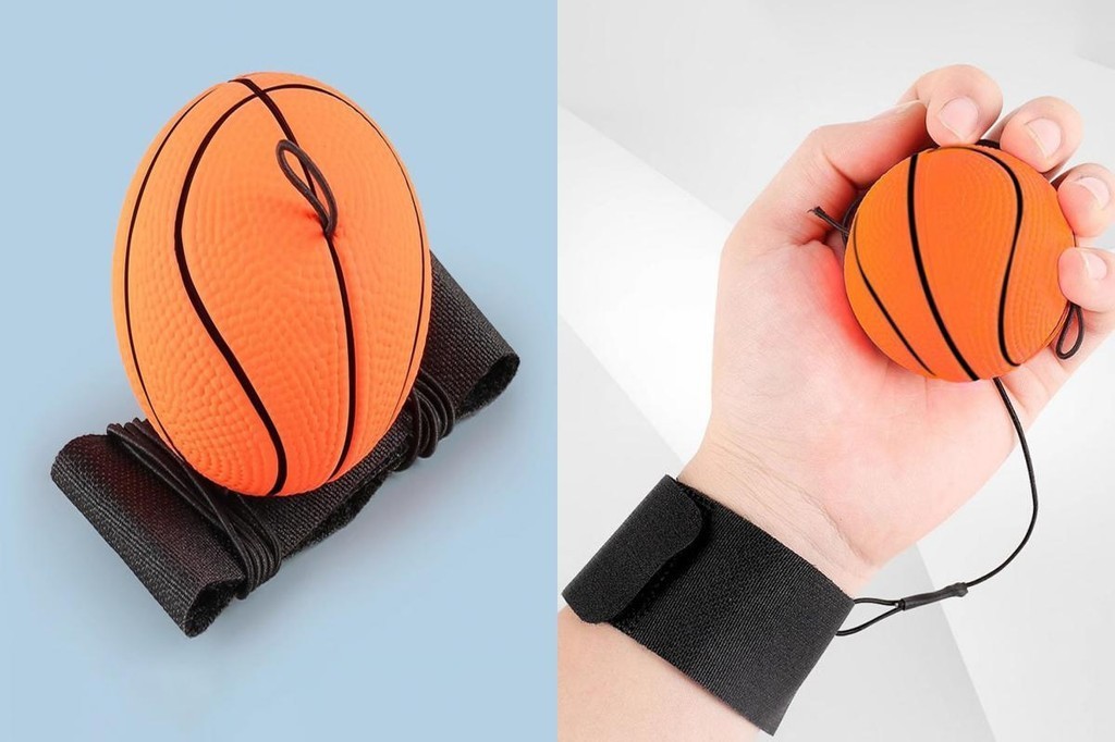 Wrist Return Ball Wrist Strap Bounce Ball Rebound Bouncy Ball Toy with ...