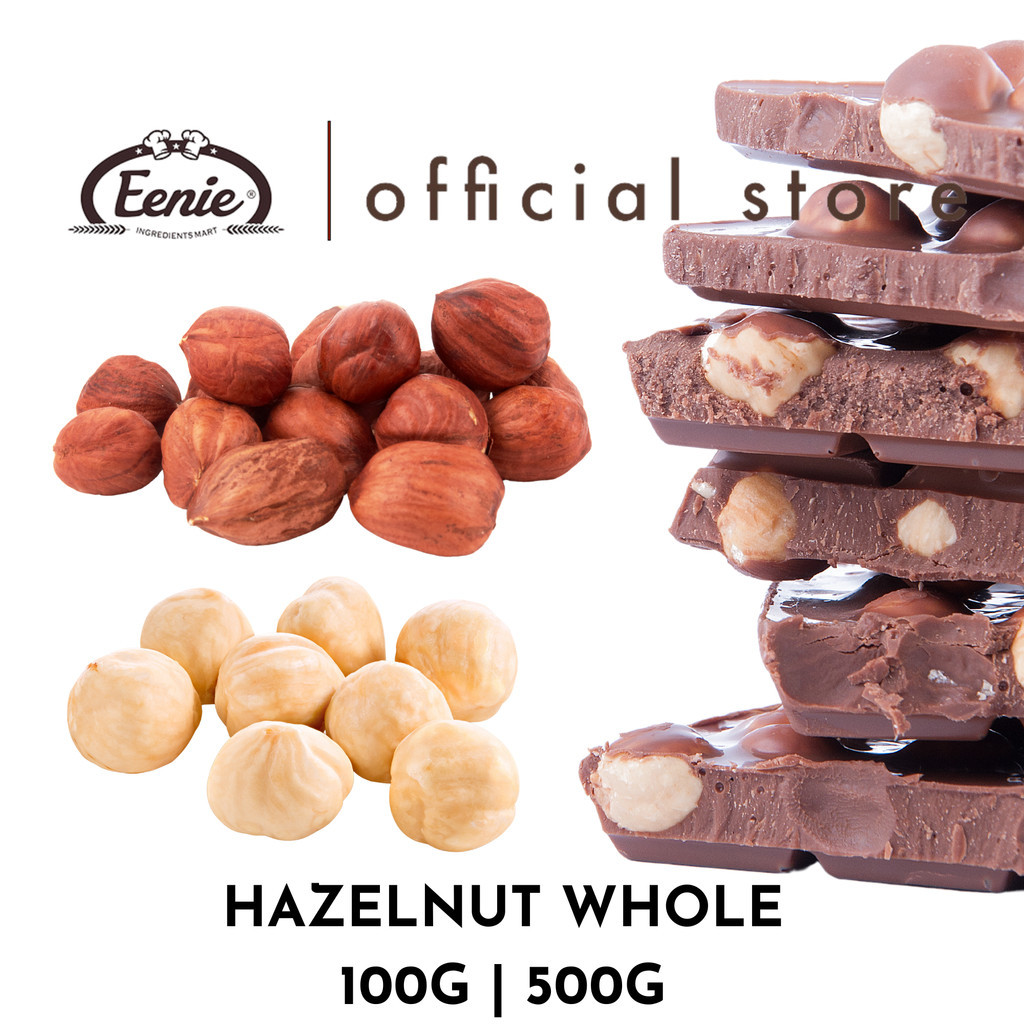 RAW HAZELNUT WHOLE | WITH SKIN | WITHOUT SKIN |100G | 500G | HALAL ...