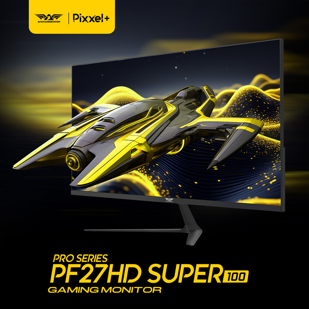 Armaggeddon 27" 100Hz IPS Panel Flat Screen Gaming Frameless Monitor ...