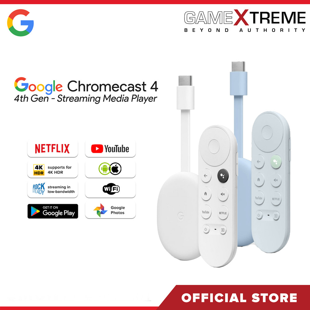 Google Chromecast 4th Gen with Google TV 2020 4K Streaming Media Player ...