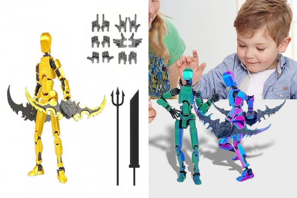 [TY] Flexible Bending Dolls Accessories Set Diy Lucky Action Figure ...