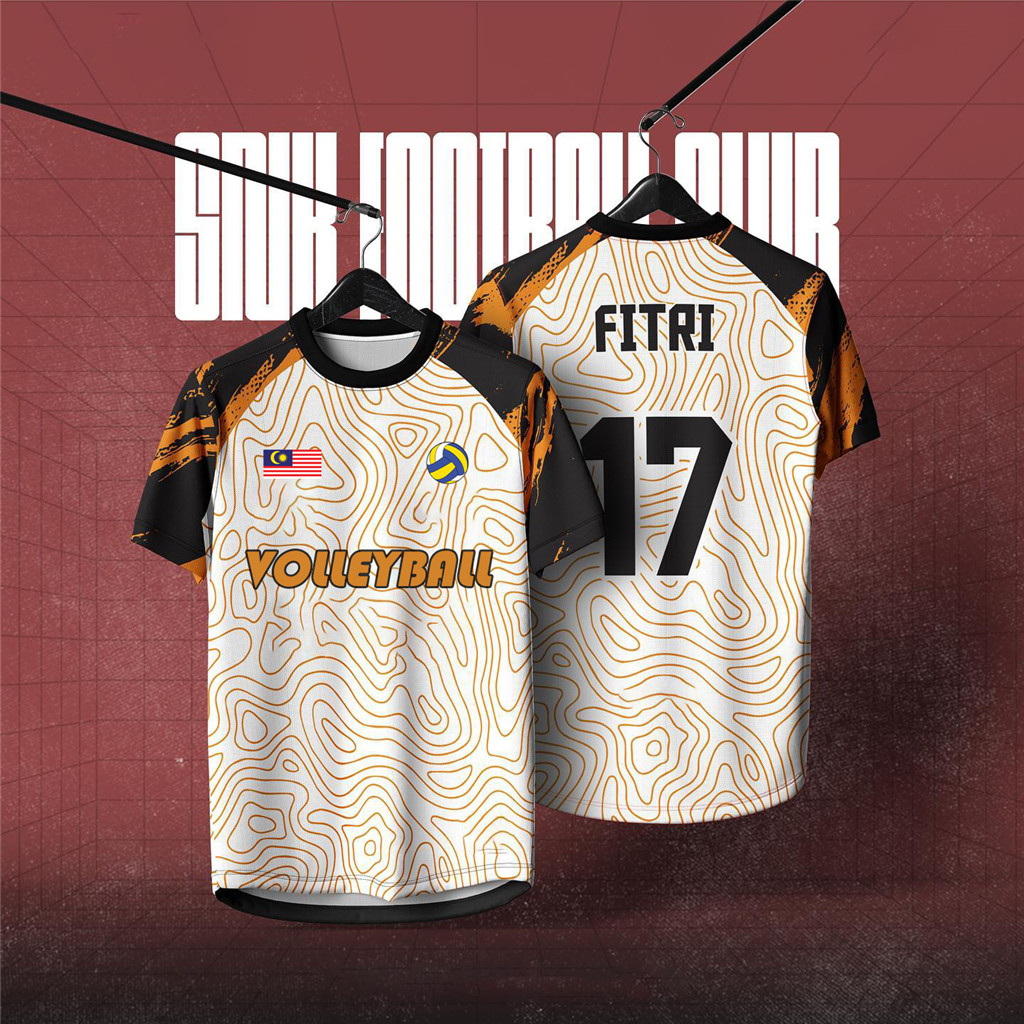 Fresh Design Hot Trends Sublimation Tiger Stripe Volleyball Jersey ...