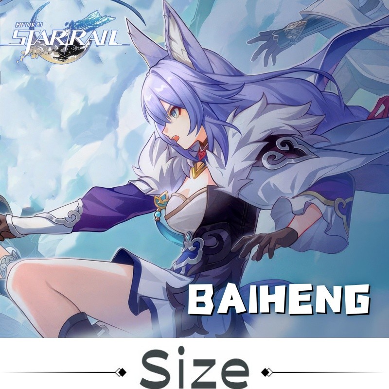 Honkai Star Rail BAIHENG Cosplay Costume Wig Tail Anime Role Play ...