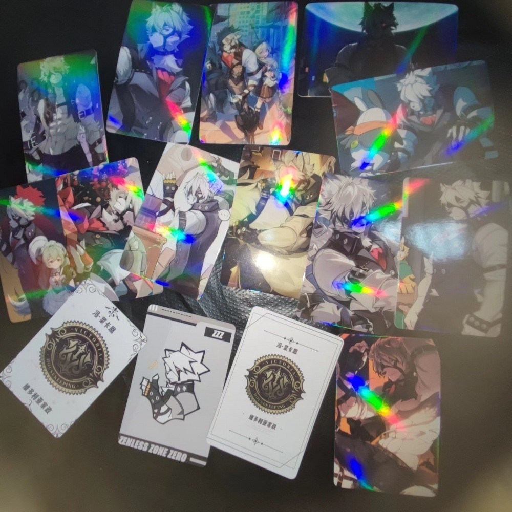 [IN Stock]55pcs Anime Zenless Zone Zero Von Lycaon Laser Card ...