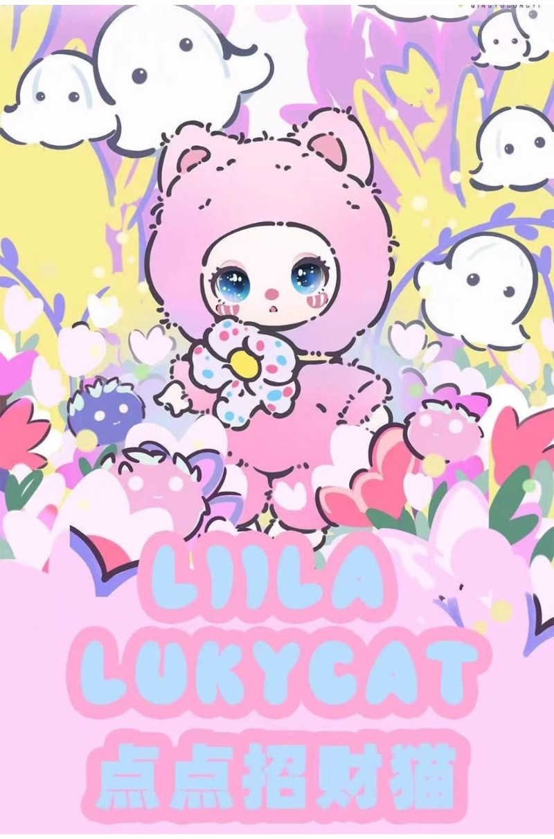 Genuine Version Lila Liila Lucky Cat V1/V2 Blind Box Dian Dian Lucky ...