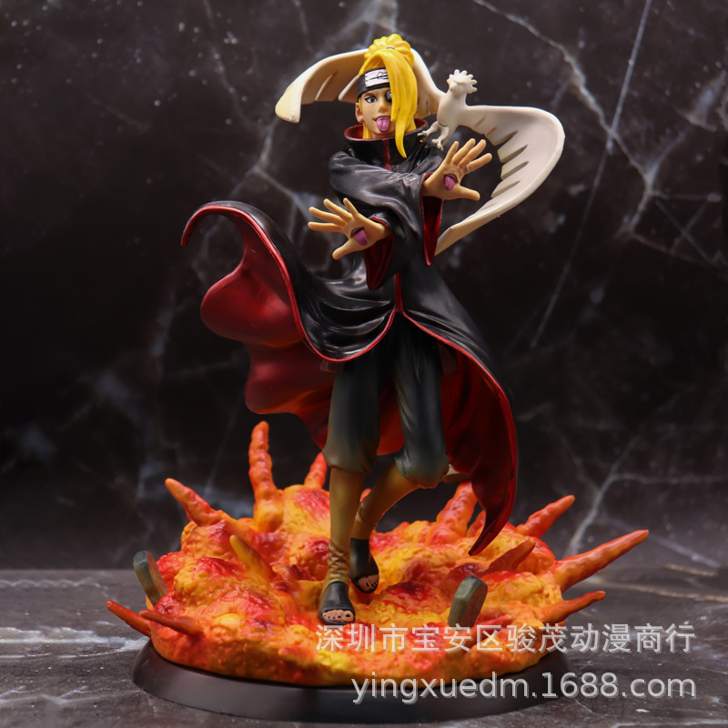Naruto Anime Exquisite Deidara Gk Action Figure Beautifully Crafted Pvc ...