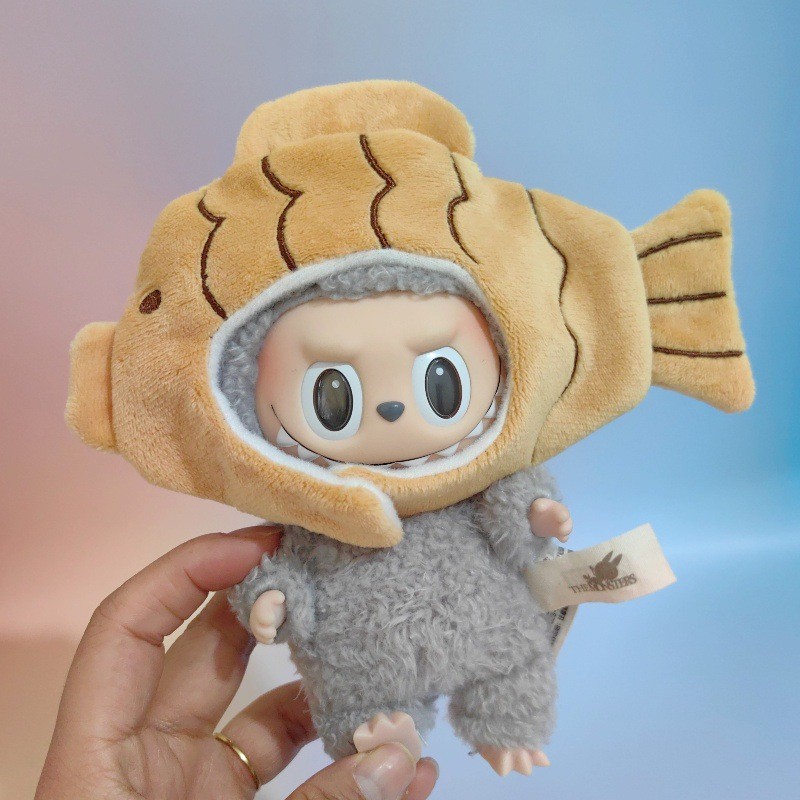 Labubu Baby Clothes Cotton Dolls Snapper Grilled Head Set Christmas ...