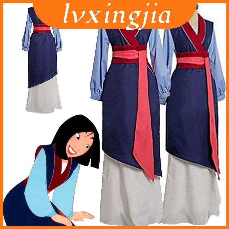 Beautiful Traditional Mulan Kimono Dress Perfect For Halloween Parties ...