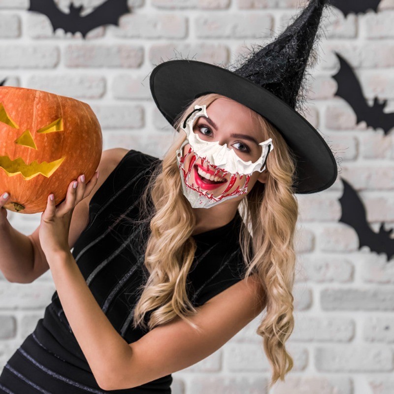 [ Halloween Decoration ] Halloween Bone Skull Masks - Ghost Festival ...