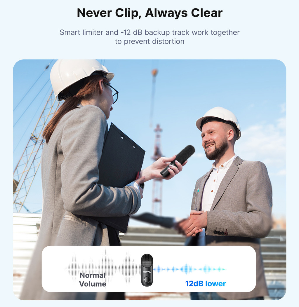 BOYA Magic Transformable Al-Powered Mini Wireless Microphone | Shopee ...