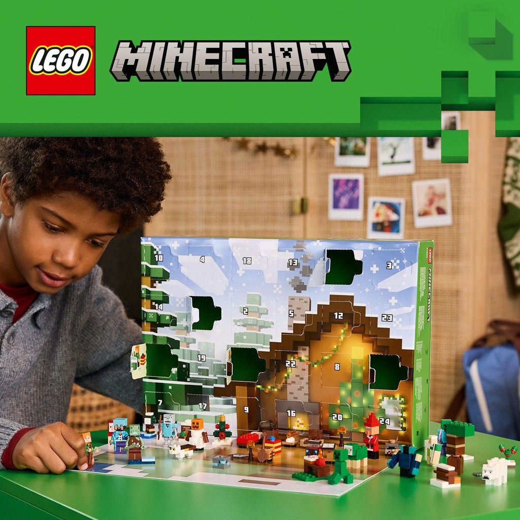 LEGO 21280 Minecraft Advent Calendar 2025 Building Toy Set (300 Pieces ...