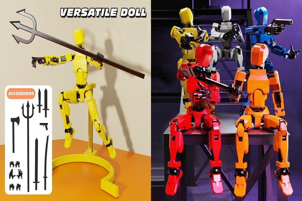 yakhsu| 3d Magnetic Action Figure Action Figure Toy Diy Magnetic Robot ...