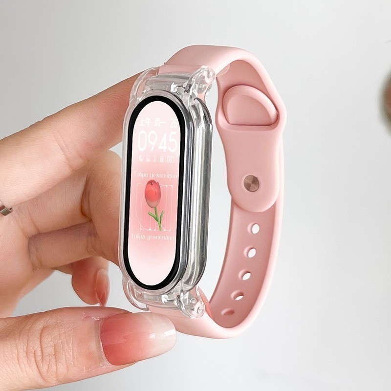 Soft Silicone Strap for Xiaomi Mi Band 9 8 7 NFC Watch Band for Mi Band ...