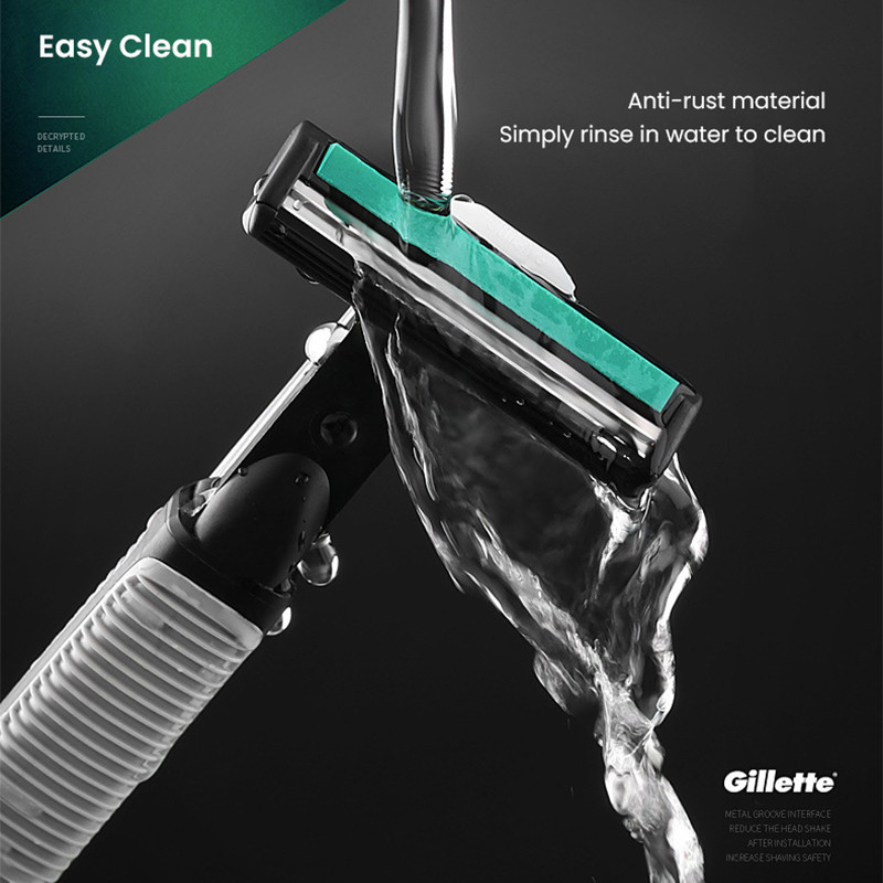 Gillette Vector 3 Razor Set Sharp and Durable 2 Layers Blades Man's ...