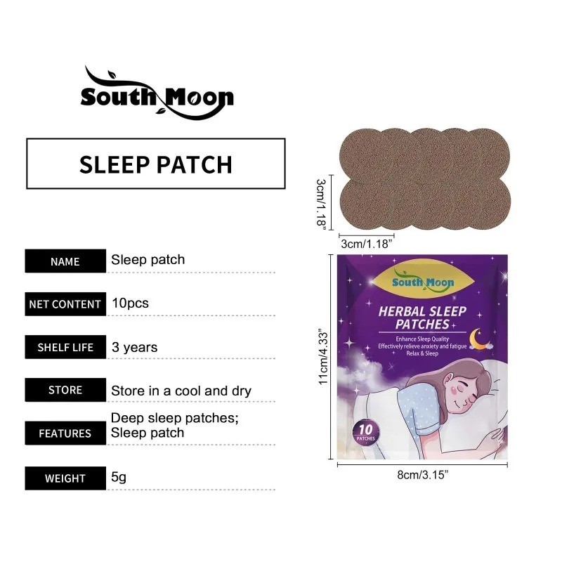South Moon Insomnia Treatment Sticker Deep Asleep Hypnotic Relieve ...