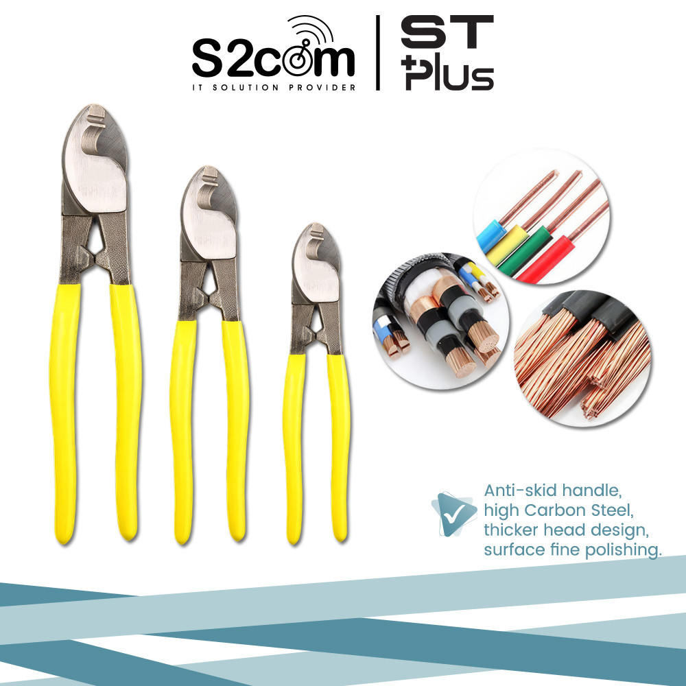 High Carbon Steel Cable Cutters Wire Cutter Cutting Side Snips Flush ...