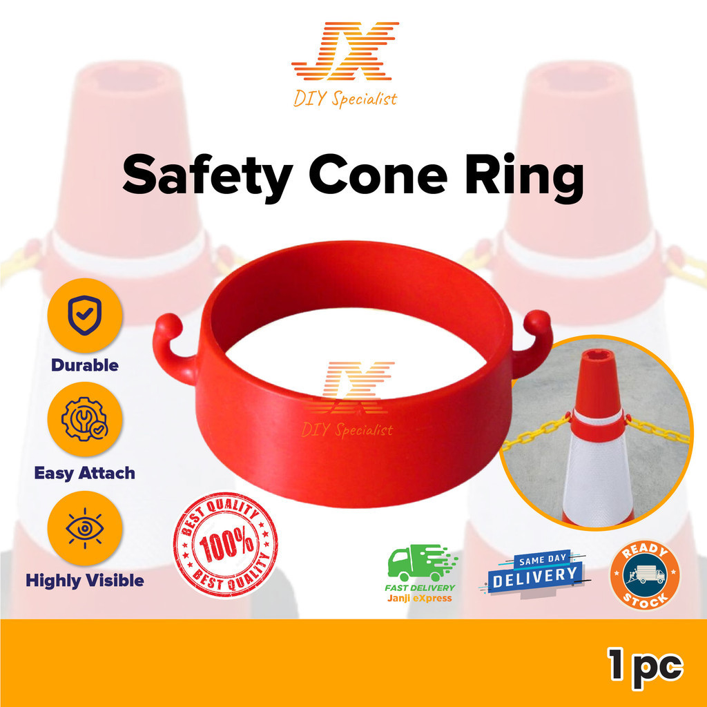 PE Traffic Cone Ring Safety Cone Ring Plastic Chain Connector Cone ...