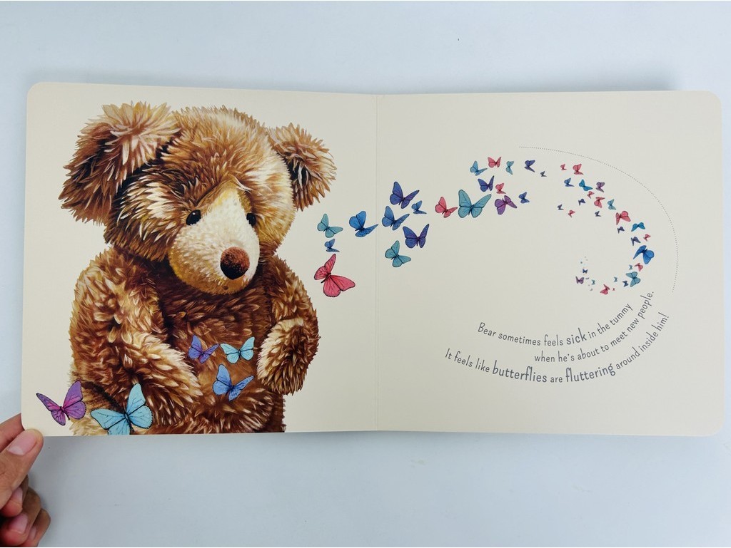 Bear Feels Shy Board Book For Kids To Learn Feelings With Beautiful ...