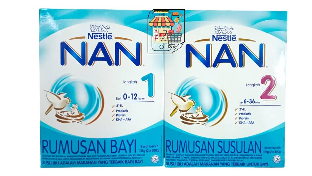 NESTLE NAN PRO STEP 1/STEP 2 600G/1.2KG | Shopee Malaysia