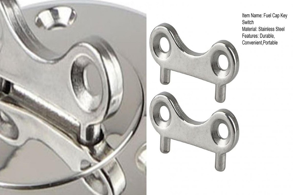 CHA Fuel Tank Cap Replacement Water Tank Deck Key Tool Stainless Steel ...