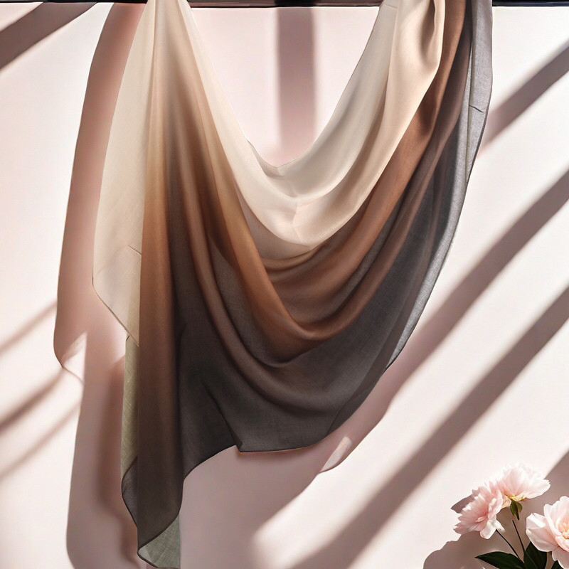 2024 Premium Gradient Rayon Modal Hijabs Cotton Hijab Scarf for Women ...