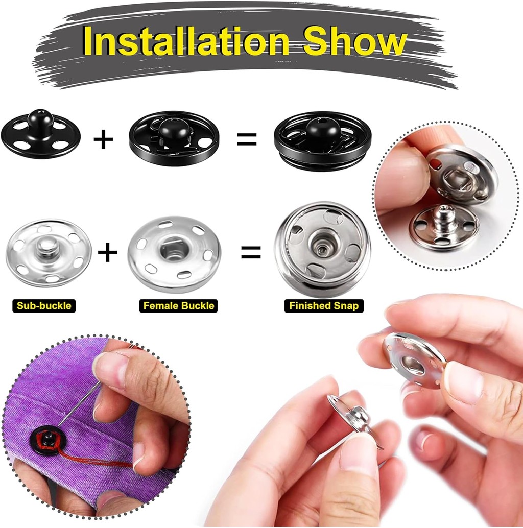 Pony Butang Katup / Pony Snap Fastener / Butang Snap | Shopee Malaysia
