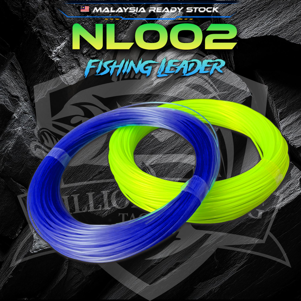 Pancing Tali Tangsi Leader Nylon Fishing Line 50m/100m Fishing Jigging ...