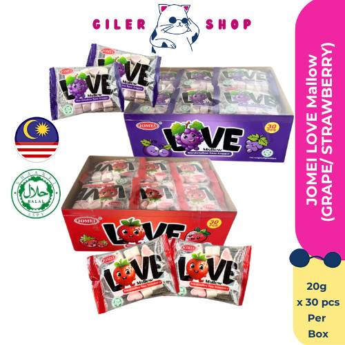Jomei Love Mallow Grape / Strawberry 20g x 30 pcs per box | Shopee Malaysia