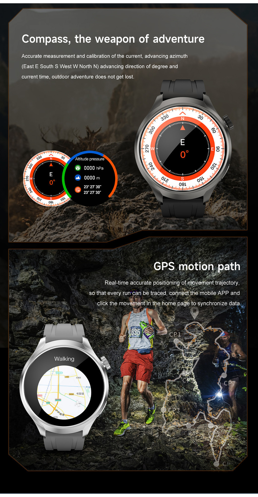 2024 NEW for HUAWEI Sports Smart Bracelet AMOLED HD Screen NFC GPS ...