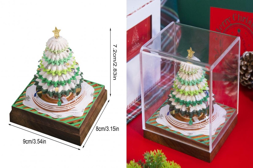 Stress Relief Calendar Tear-off Note Calendar 2025 Christmas Tree ...