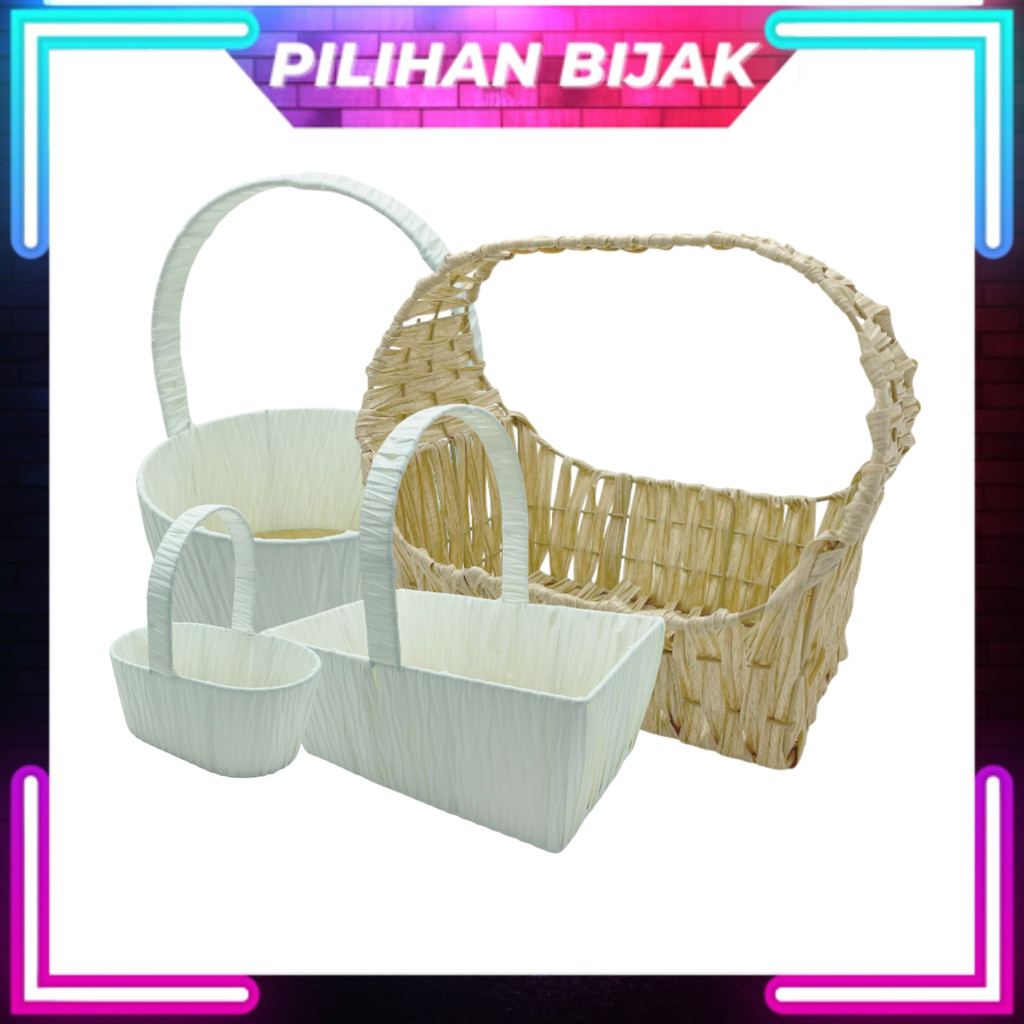 Bakul Anyaman Decorative Box Hamper Basket Bakul Hadiah Bakul Hantaran ...