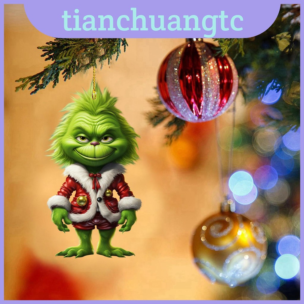 Unique Grinch Acrylic Christmas Tree Decorations For Quirky Holiday ...