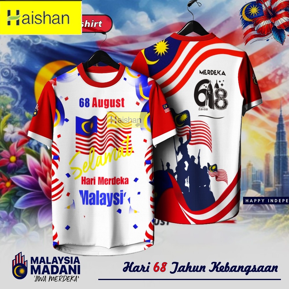 1957 Merdeka Family Set T-Shirts 2025 - 68th Malaysia Anniversary ...