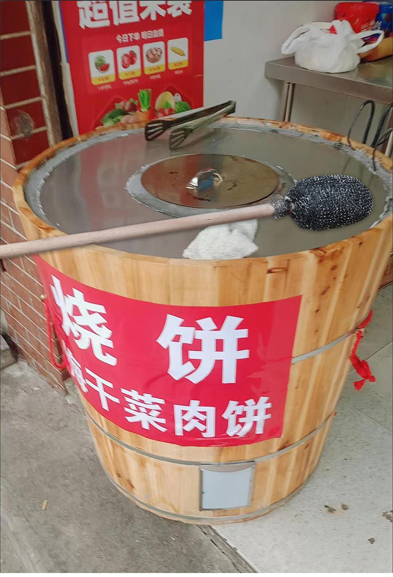 Bakery Stove Stainless Steel Wire Brush Barbecue Cleaning Brush Iron ...