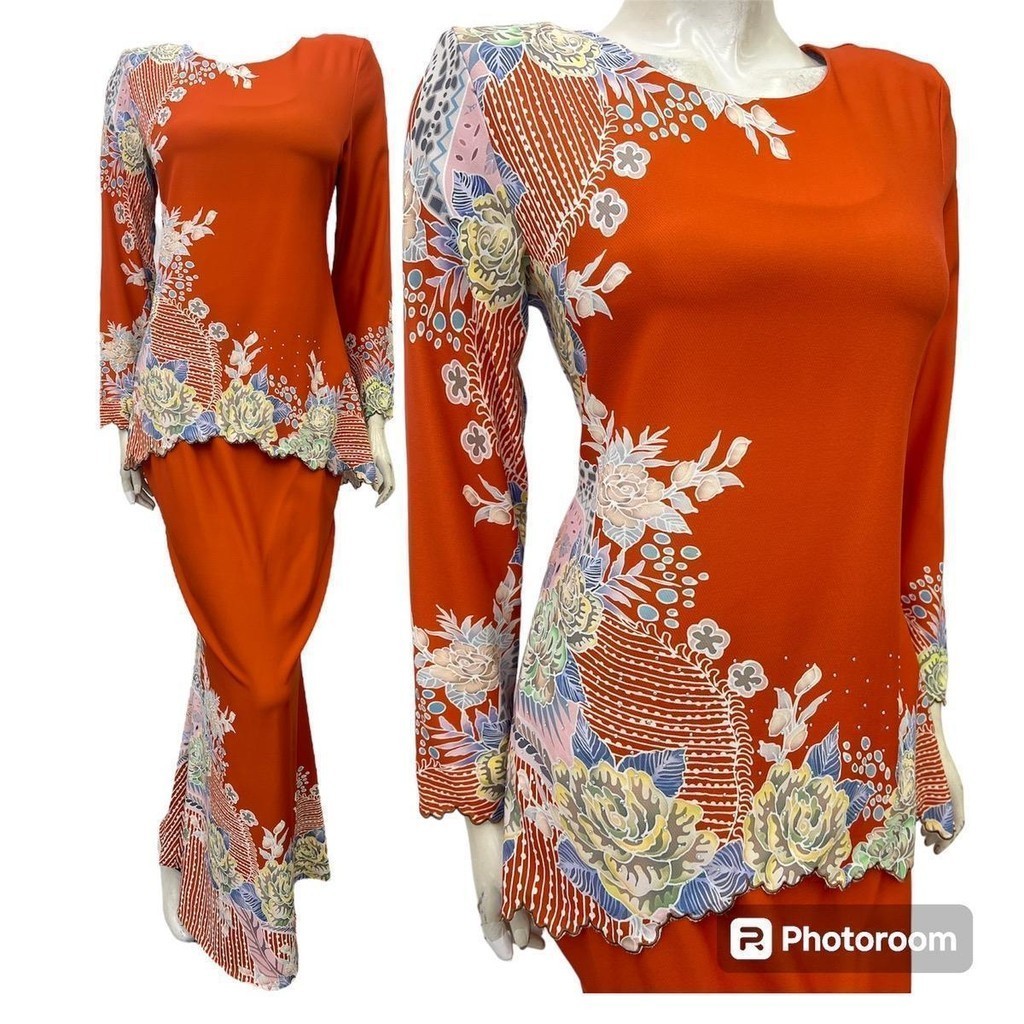 Delisa Kurung Batik Fashion2024 Kain Duyung Klasik ( SIZE: 38-52 ) | Shopee Malaysia