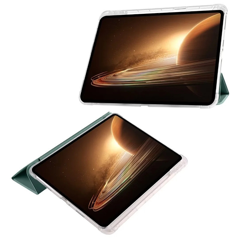 For OnePlus Pad 2 Pad2 Case with Pencil Holder Flip Stand Soft TPU Back ...