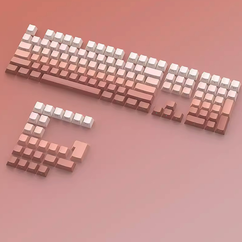 Gradient Color Side Character Cherry Height South Facing LED Keycap ...