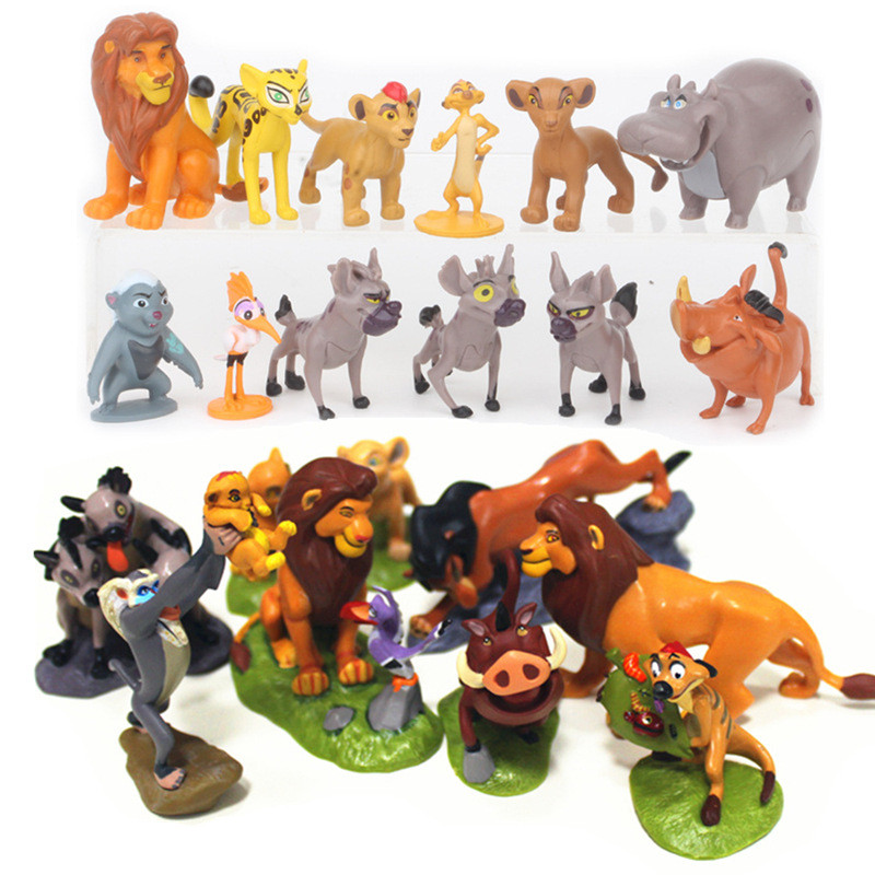 Pvc Lion Authentic King Figurine Set Featuring Simba Scar Mufasa And ...
