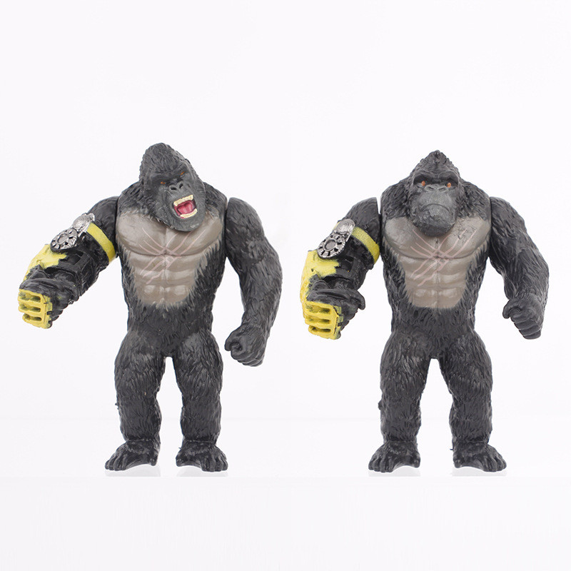 Vs Realistic Godzilla Kong 2 Scar King Gorilla Pvc Figure Enthusiasts ...