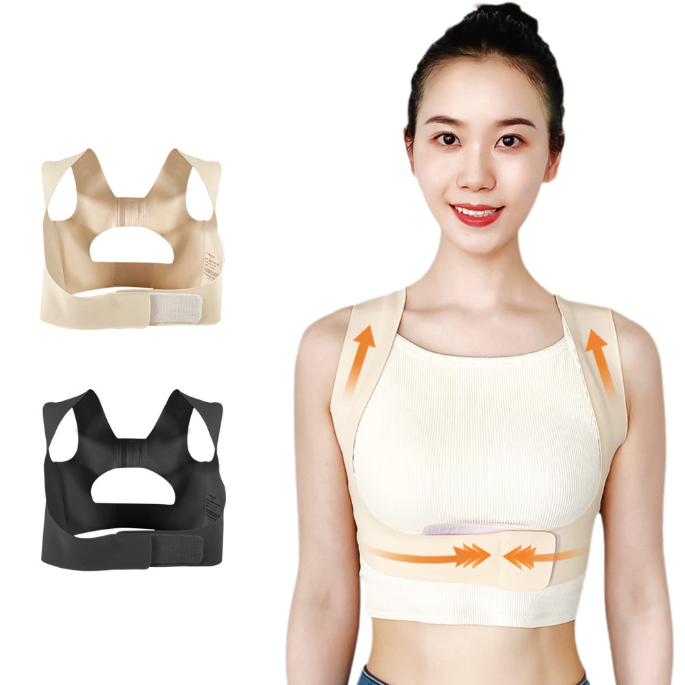 Posture Corrector Adjustable Women Back Support Belt Orthotics Posture Correction Braces Rectify ...