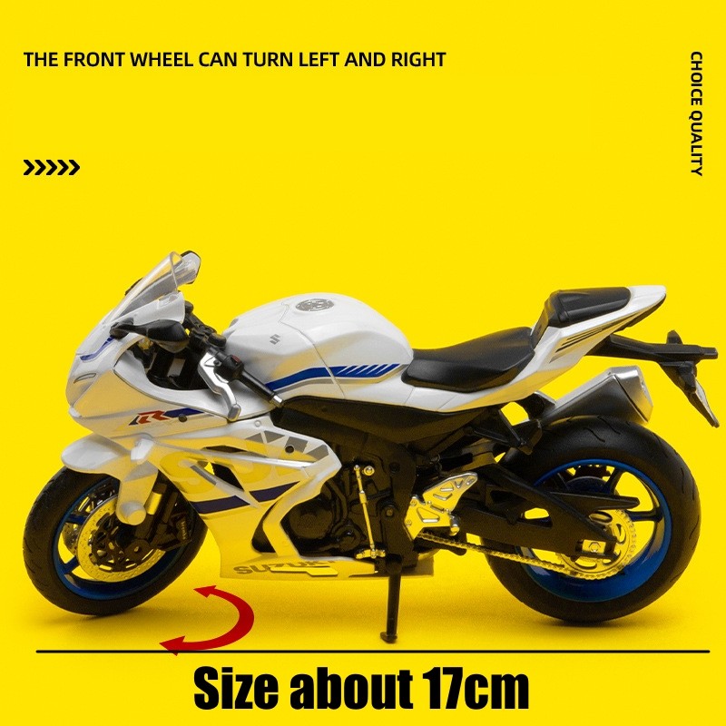 CCA MSZ 1/12 Motorcycle Toy Model Miniature Diecast SUZUKI YAMAHA ...