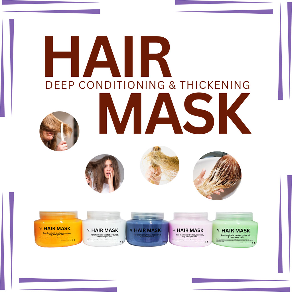 V9 Hair Mask Moisture Smooth Repair Keratin Treatment Conditioner ...