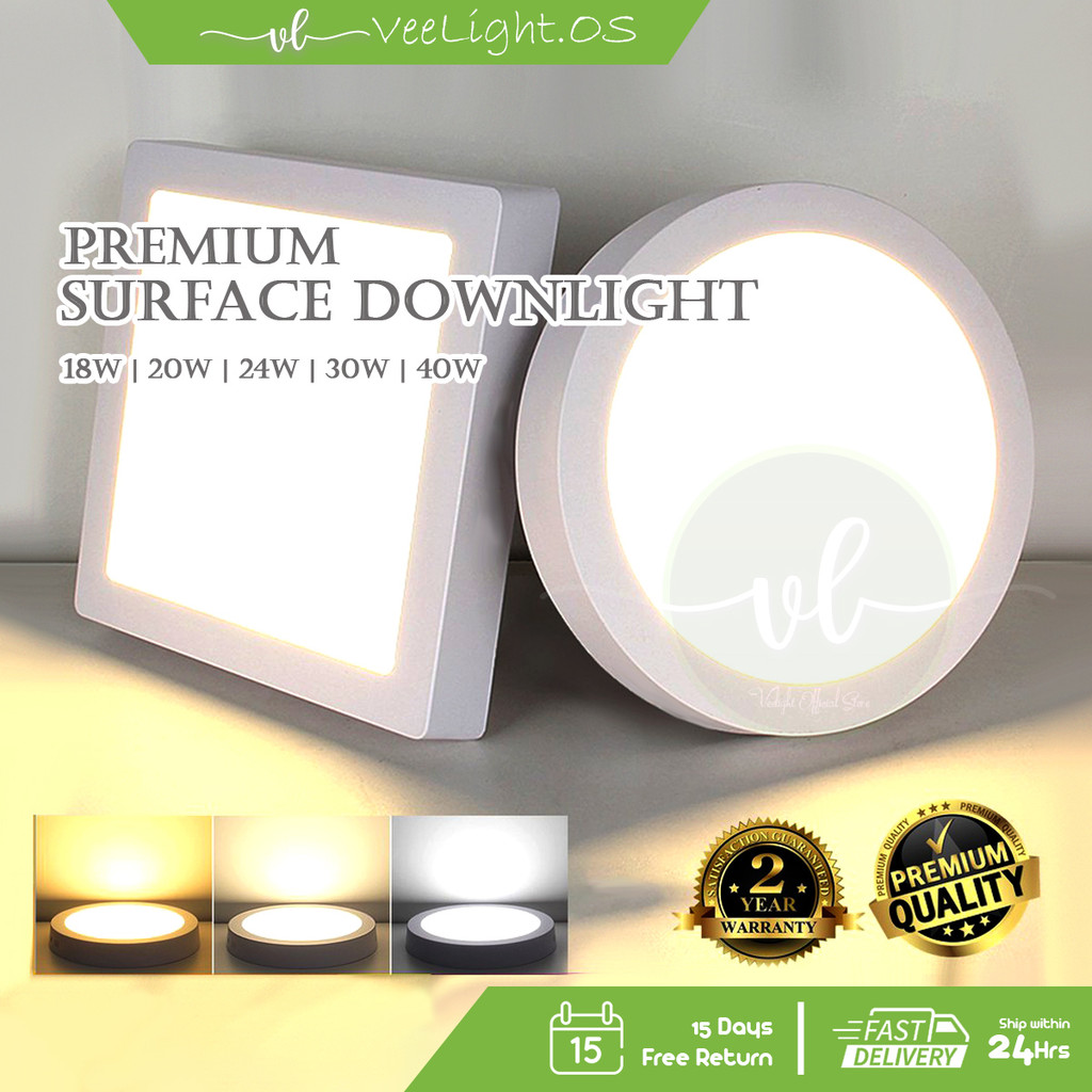 18W 24W 30W 36W 40W PREMIUM SURFACE MOUNTED LED DOWNLIGHT CEILING LIGHT ...