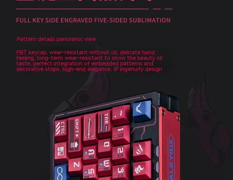 VALKYRIE VK99 Wireless Mechanical Keyboard Tri-mode Hot Swap RGB ...