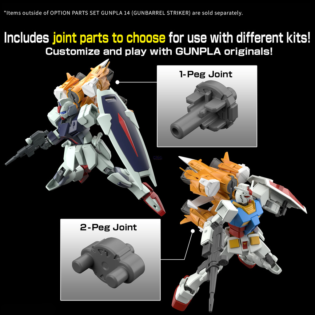 Bandai Option Parts Set Gunpla 14 (Gunbarrel Striker) 68322 Gundam ...