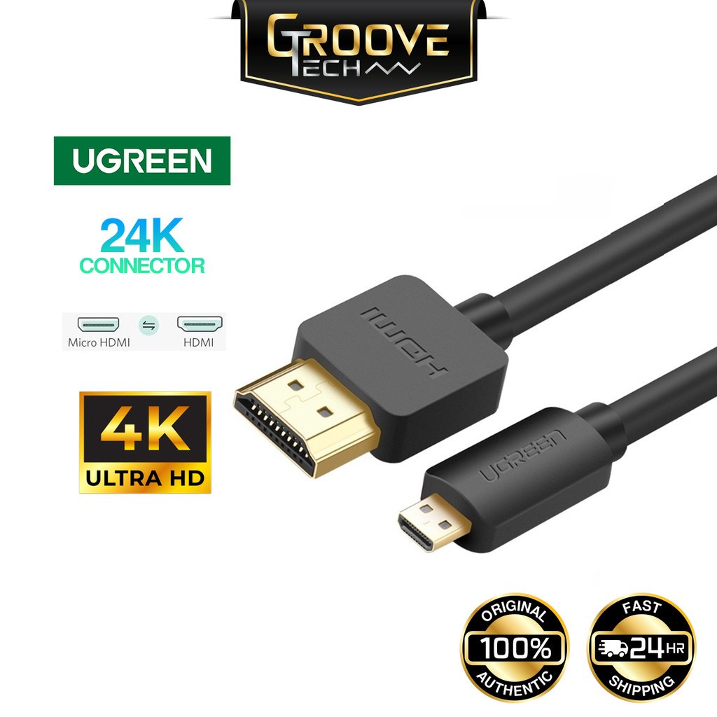 UGREEN Micro HDMI Port to HDMI Cable Male To Male High Speed Ethernet ...